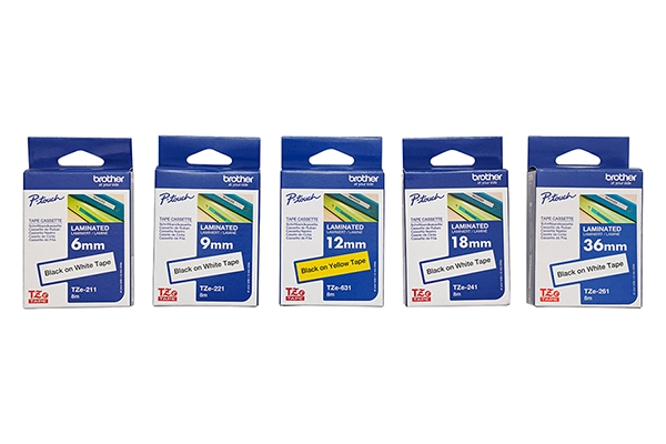 Brother P-Touch TZe Label Tape - Durable & Waterproof | Nhanh Nhanh